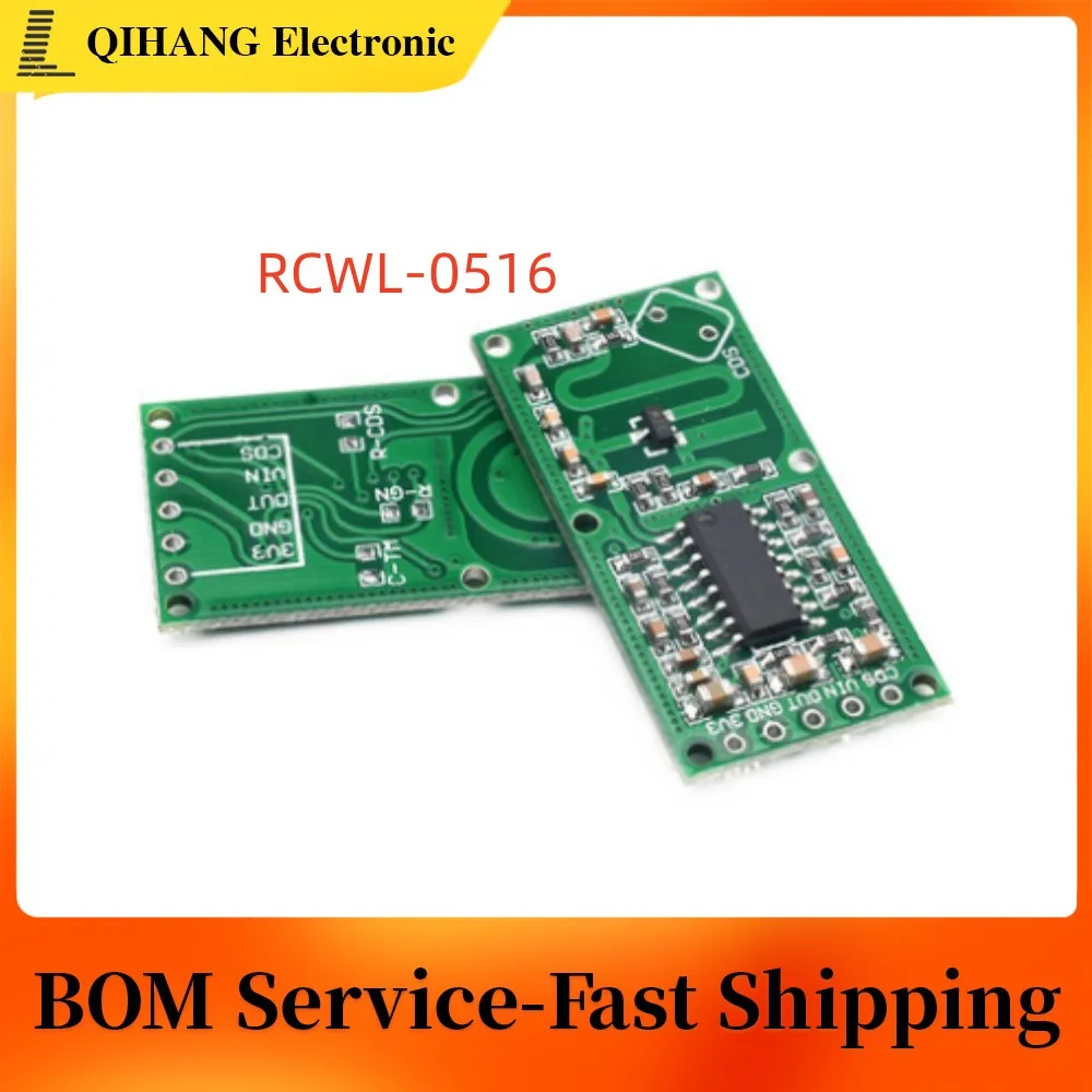 1-10PCS RCWL-0516 RCWL Microwave radar sensor switch module Occupancy sensing module Intelligent ...