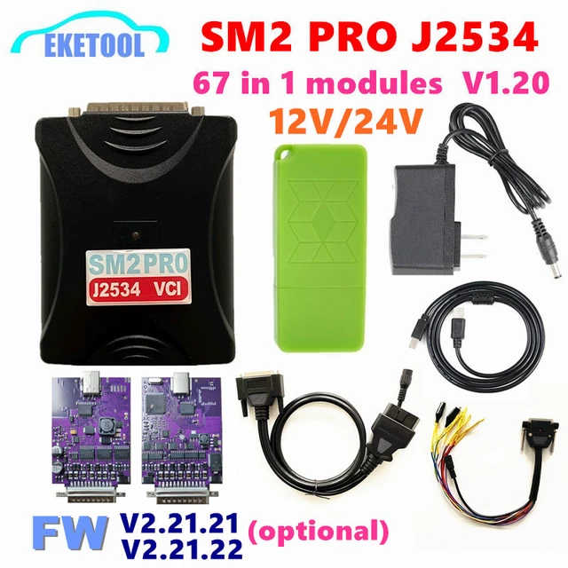 Sm2 Pro J2534 Vci Pcm Ecu Programmer Dongle 67 In Scanmatik, 51% OFF