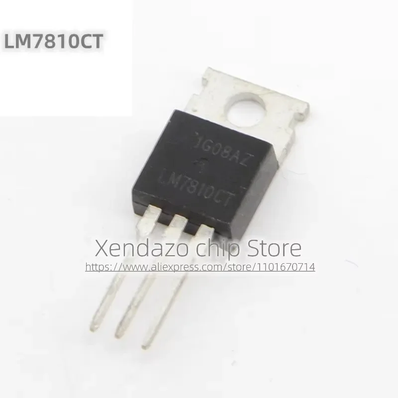 5 unids/lote LM7810CT LM7810 7810 TO-220 paquete 1A 10V regulador de ...