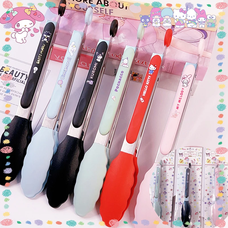 Sanrioed-Barbecue-Clip-Cooking-Clamps-Kitchen-Kawaii-Picnic-Stainless ...