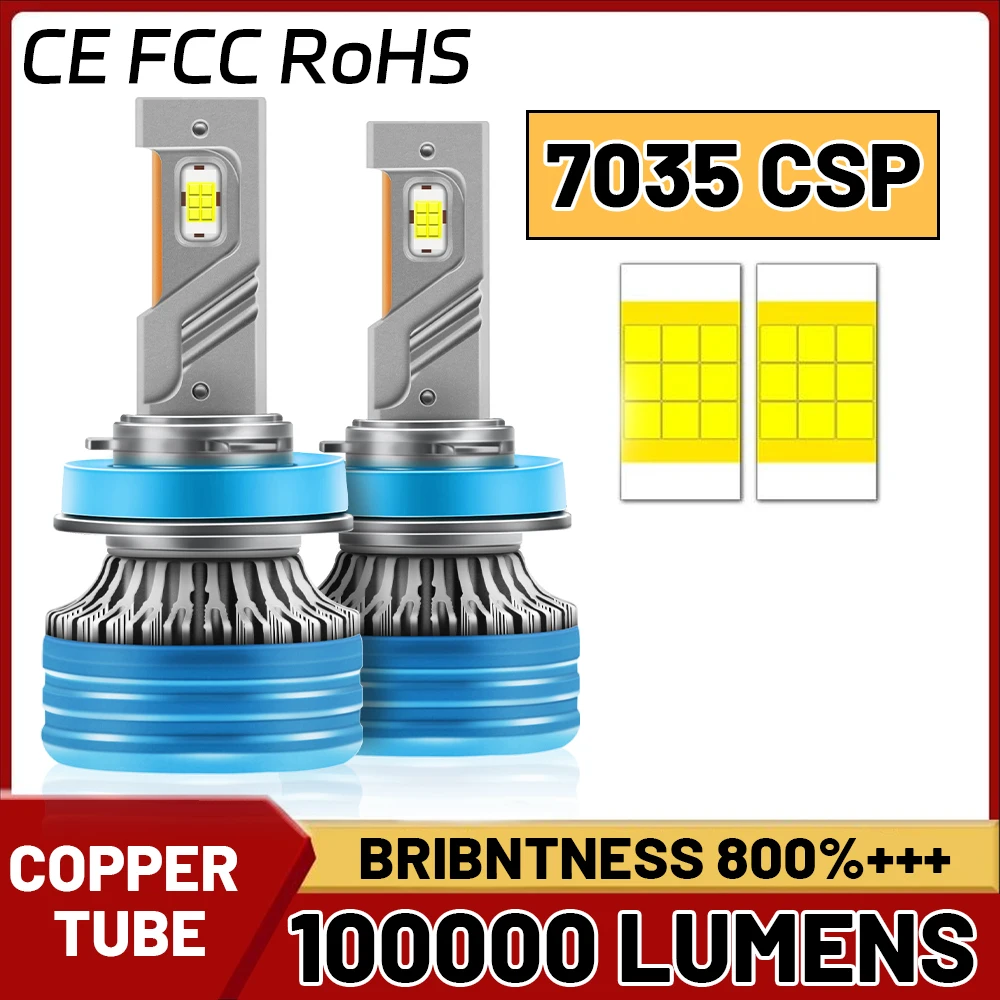 Focos-automotrices-para-faros-antiniebla-bombillas-LED-Canbus-H1-H11 ...
