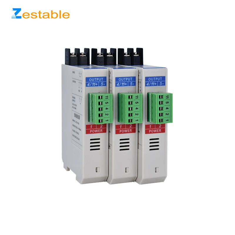 Voltage Transducer ZA-WU AC 5V 100V 200V 500V 1000V input 4-20mA 0-10V Output Signal Isoaltor ...