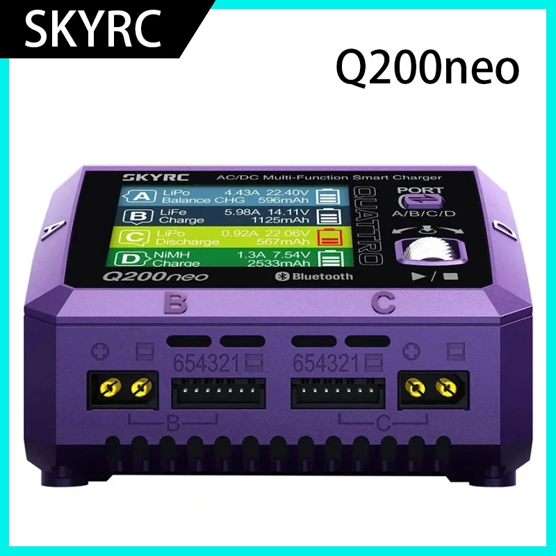Future Flight SkyRC Q200neo 4 Channel AC 200W DC 400W 10A*4 Multi ...