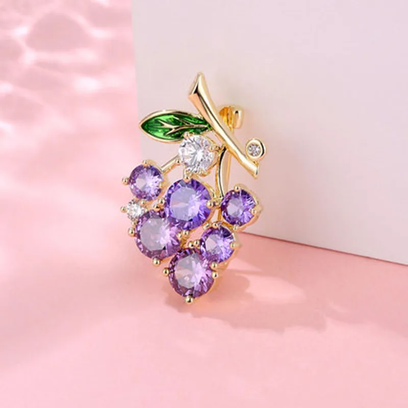 Simple-Exquisite-Purple-Crystal-Grape-Pin-Brooches-for-Women-Fresh ...