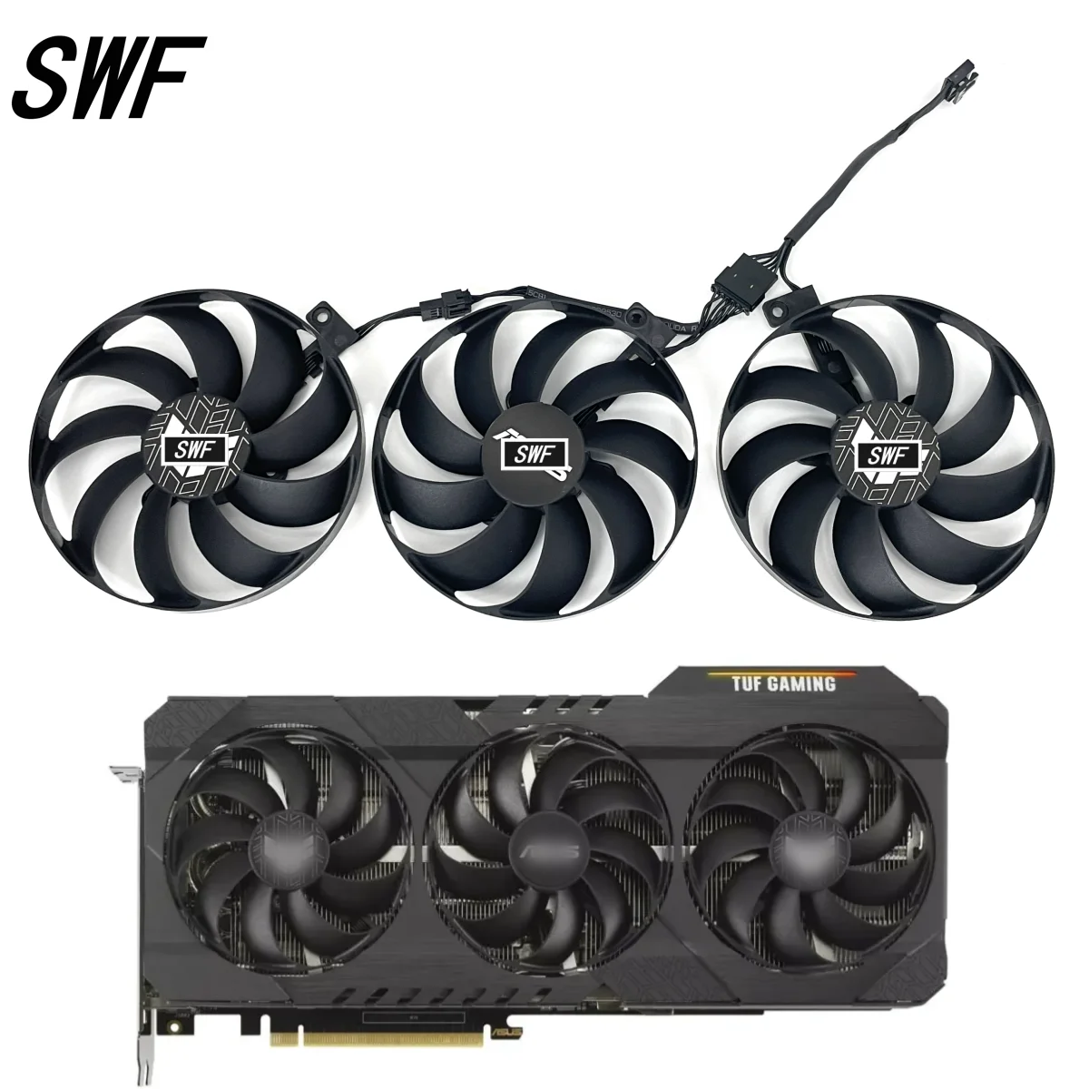 CF9010U12D 12V 0.45A Fan RTX3080 For ASUS GeForce RTX 3060 Ti 3070 3080 ...