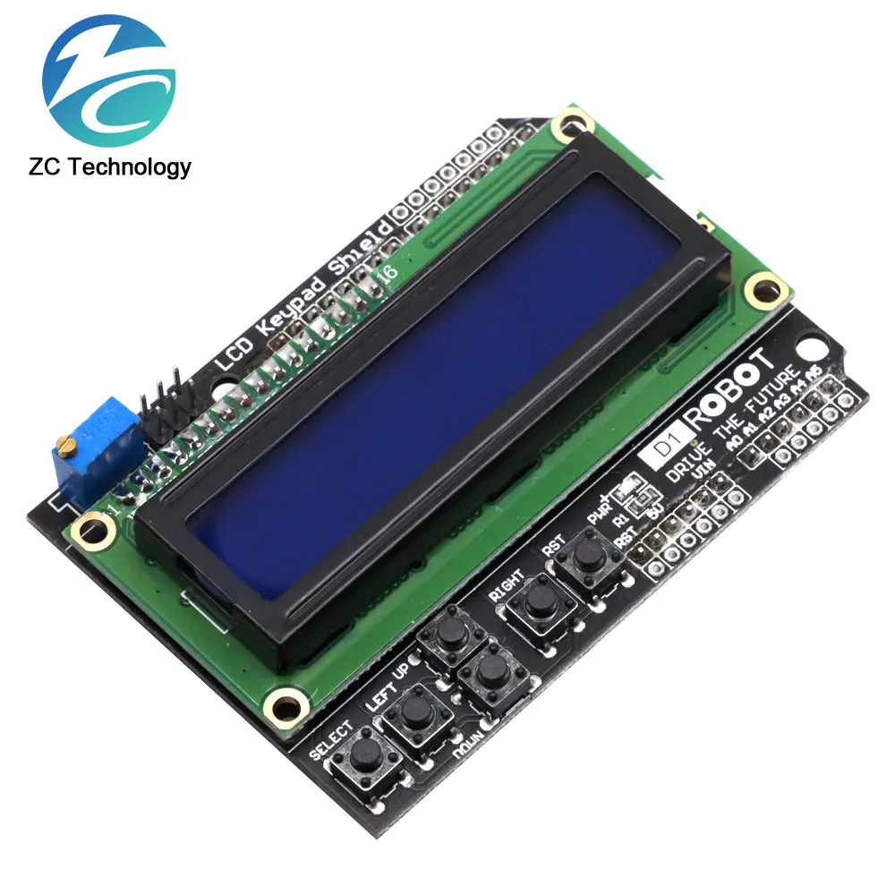 LCD-Keypad-Shield-LCD1602-LCD-1602-Module-Display-For-Arduino-ATMEGA328 ...