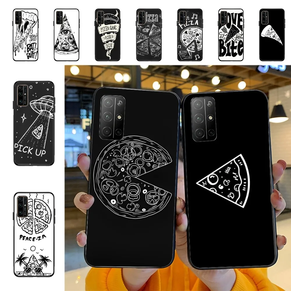 Funda-de-tel-fono-divertida-Pizza-para-Huawei-Honor-10-lite-9-20-7A-pro ...
