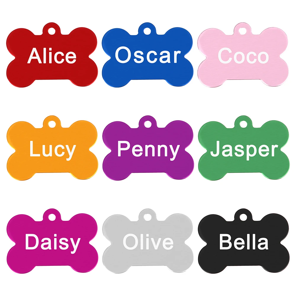 Custom-Dogs-ID-Tag-Personalized-Alloy-Puppy-Cat-Tags-Anti-lost-Pet-Bone ...