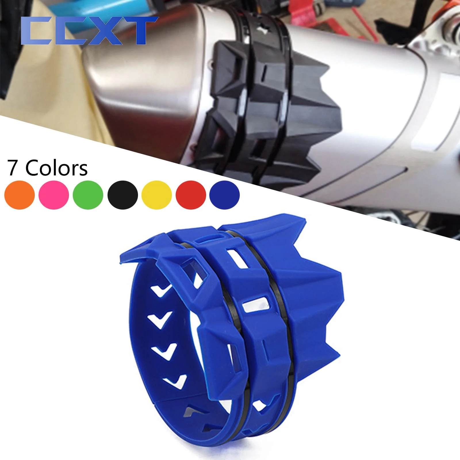 Motocross-Exhaust-Tail-Pipe-Protector-Cover-Guard-For-For-Husqvarna-TC ...