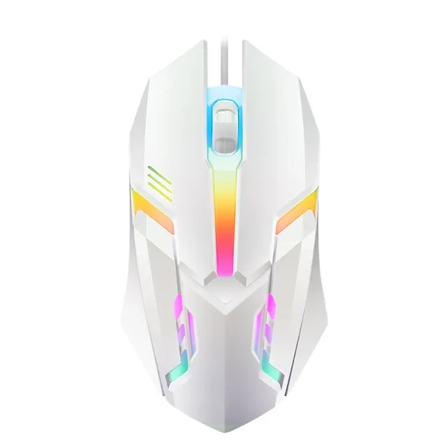 1 PC ITLY M01 Sports LED Luminous Backlit USB Wired Gaming Mouse for ...