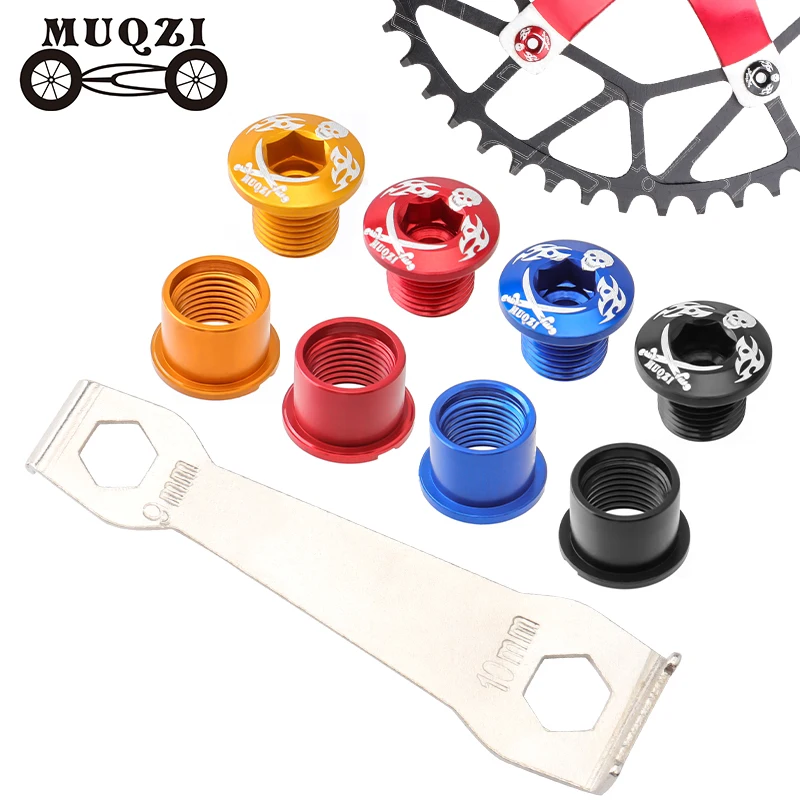 MUQZI-5-Pairs-MTB-Road-Bike-Chainring-Screws-Crank-Bolts-Single-Double ...