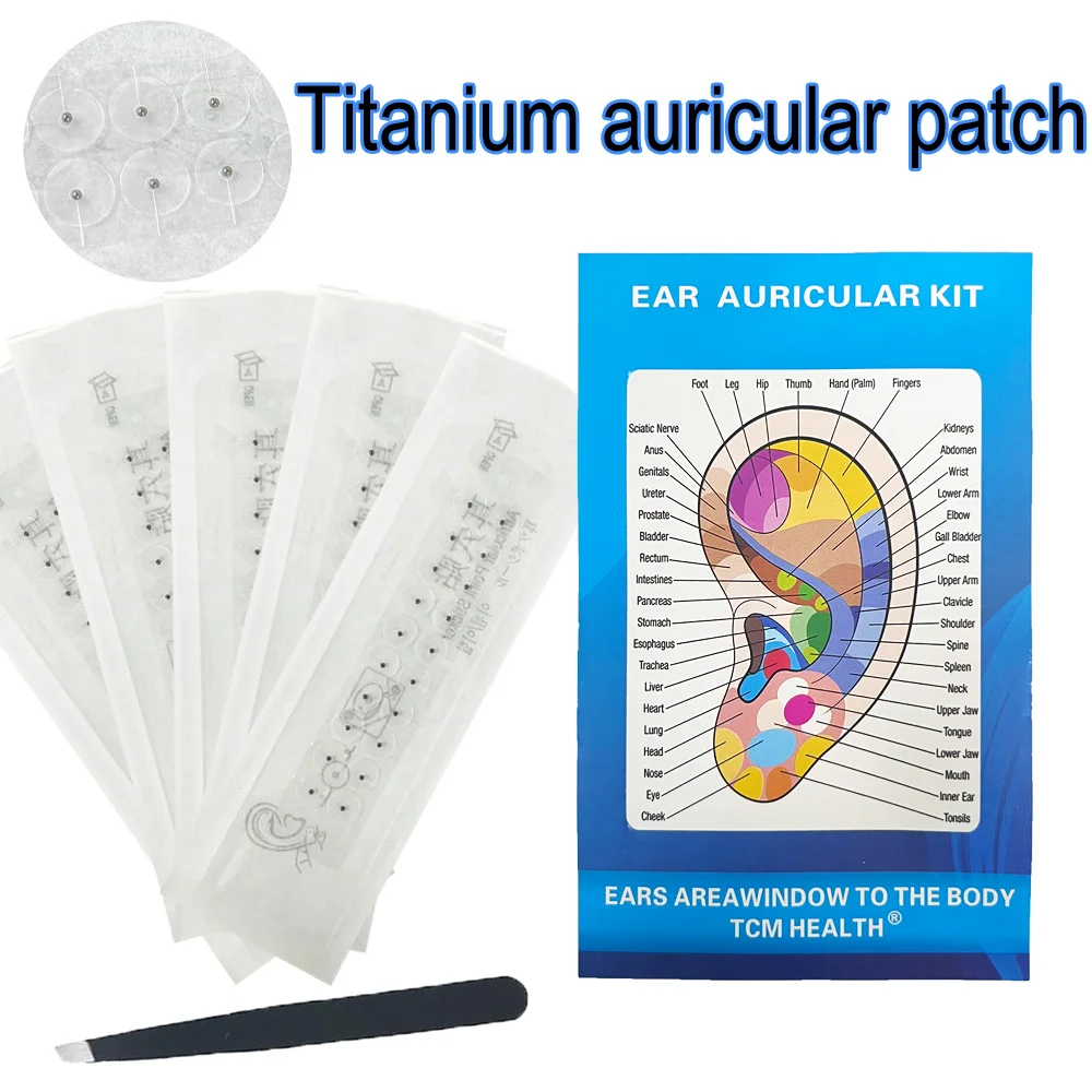 Ear Seeds Acupuncture Auricular Sticker Kit 100pcs Ear Seeds with ...