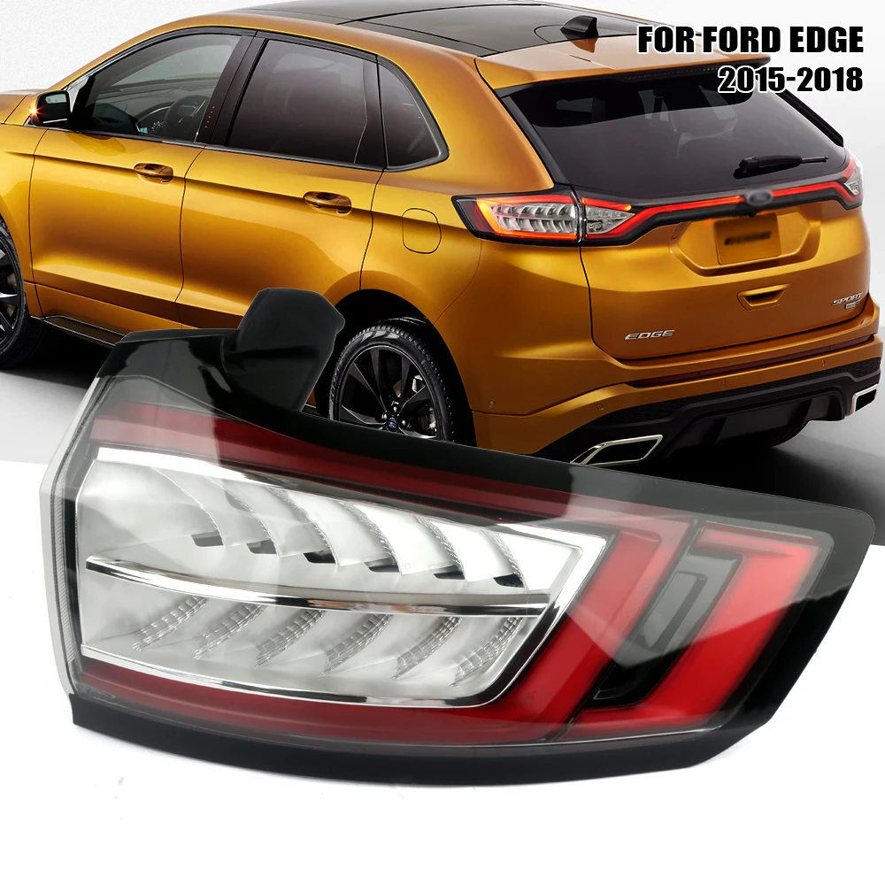 Left/Right Side Red Tail Lamp for Ford Edge 2015 2016 2017 2018 Rear ...