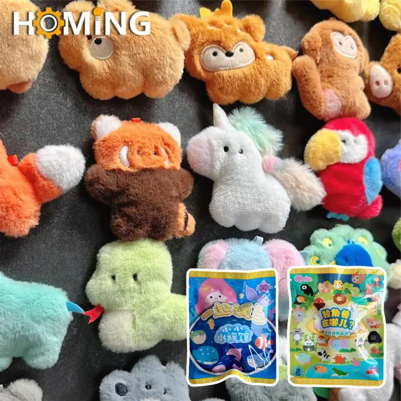 1PC-Random-Box-Bag-Box-Cute-Plush-Fridge-Magnet-Sea-Animal-Blind-Bag ...