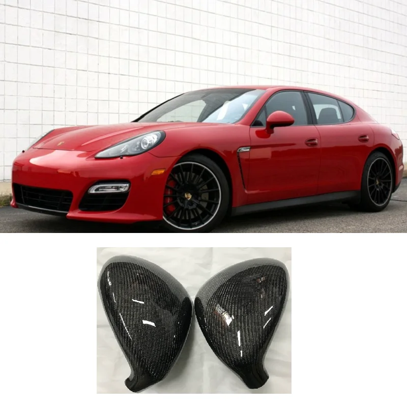 Fit For Porsche Panamera 970 2010-2013 Carbon Fiber Rear View Mirror ...