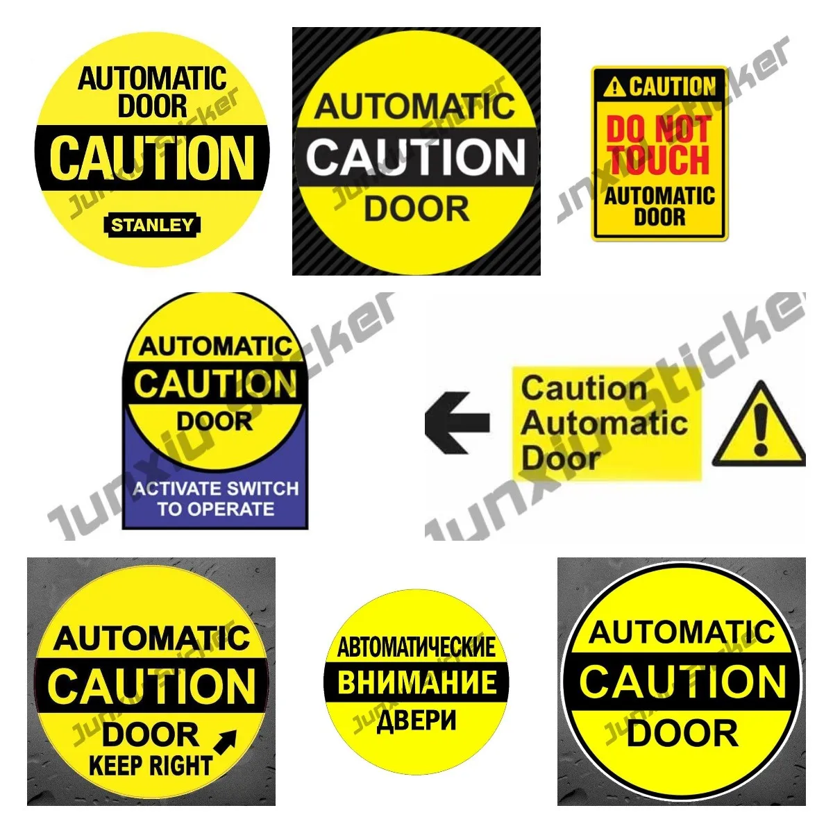 Stanley Automatic Door Decals