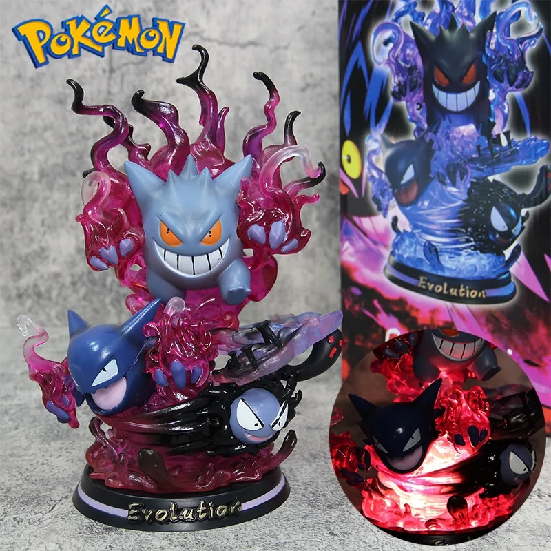 Pokemon-PVC-Anime-Figure-Base-de-Ilumina-o-Pikachu-Gengar-Charmander ...