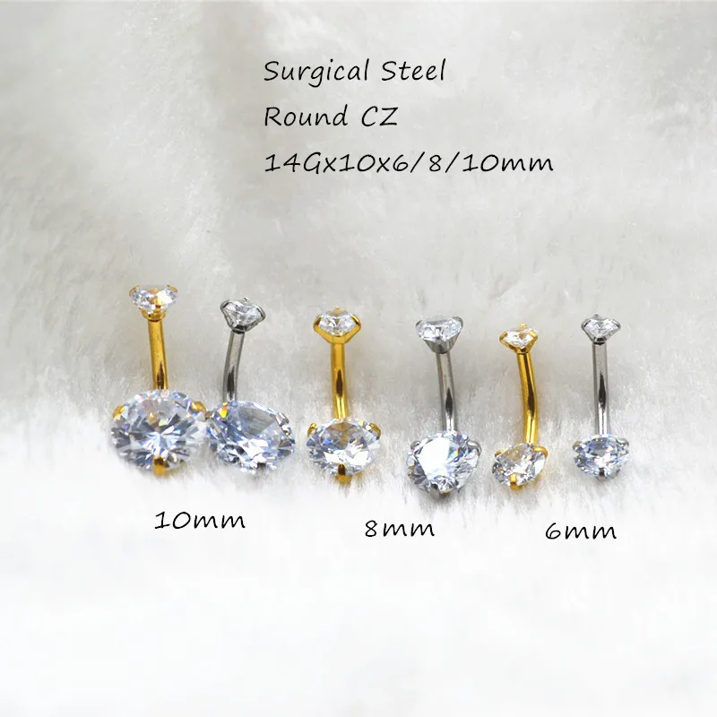 Navel Piercing Surgical Metal | Navel Piercing Surgical Steel - 50pcs ...