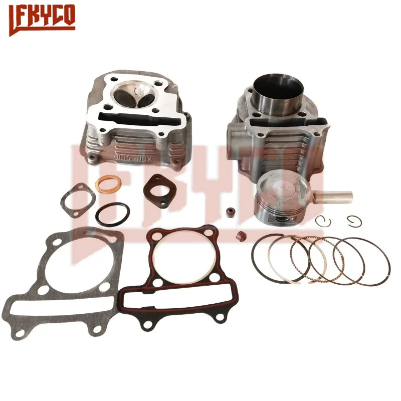 Motorcycle Accessories 57.4mm Engine Parts Cylinder Head Kit Set Motor ...