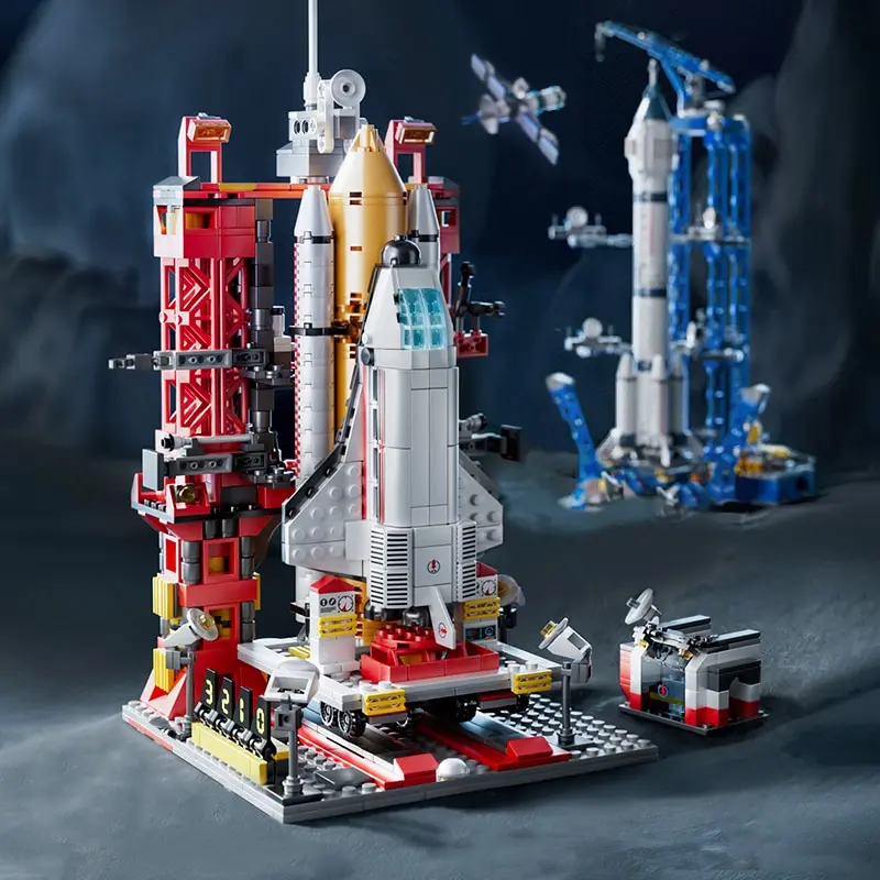 Launch-Center-Lunar-Lander-Model-Building-Blocks-Spaceship-Spaceport ...