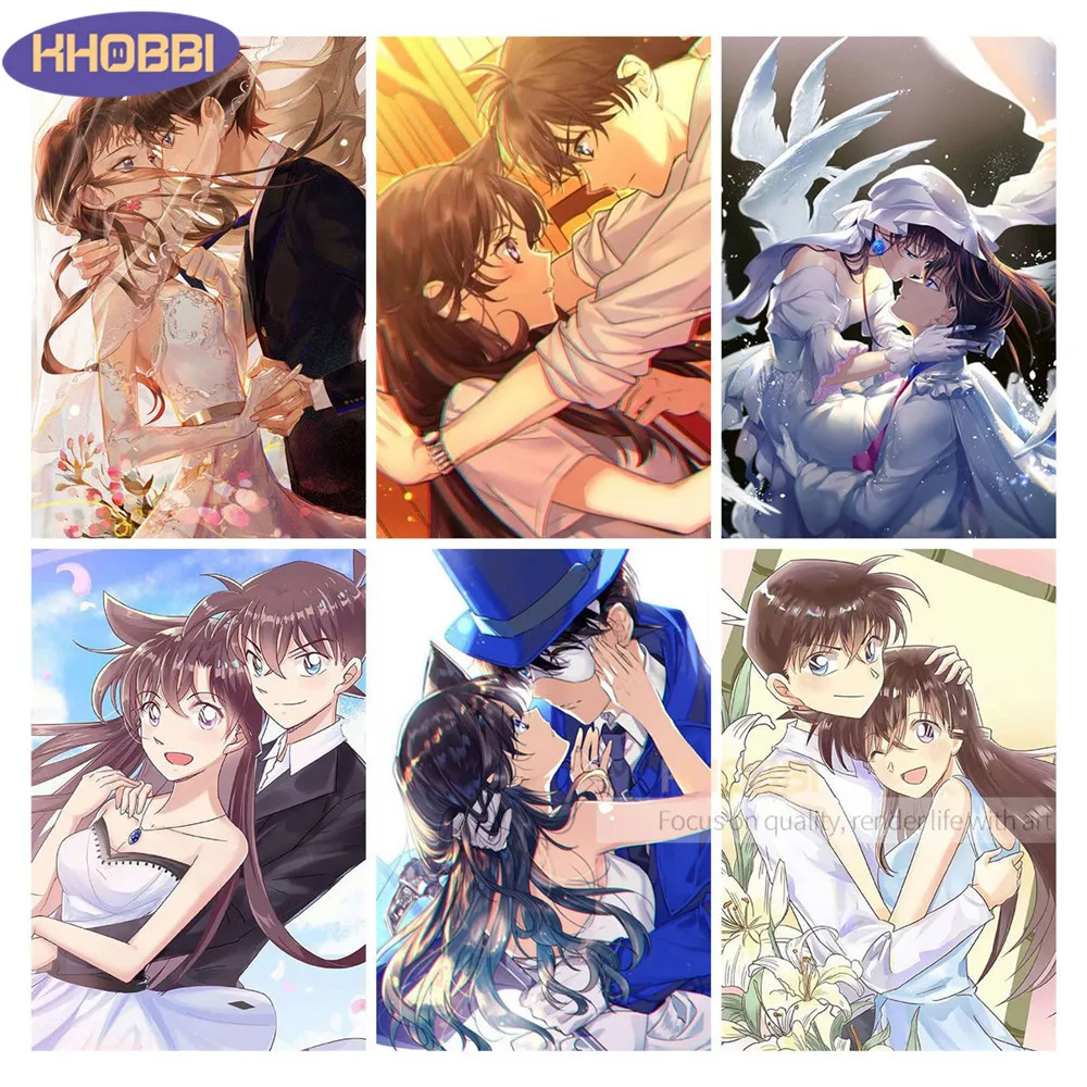 Detective Conan Shinichi And Ran Wedding