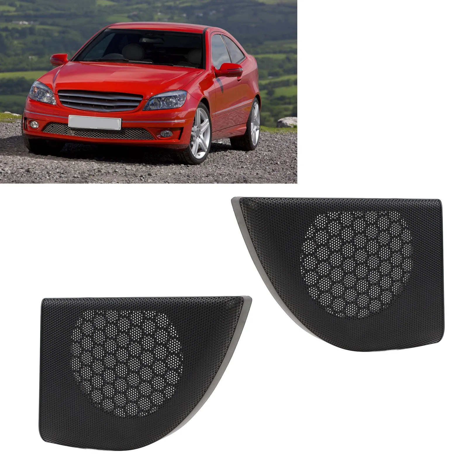 Door Speaker Cover Grille Interior Door Speaker Decoration Cover Trim ...