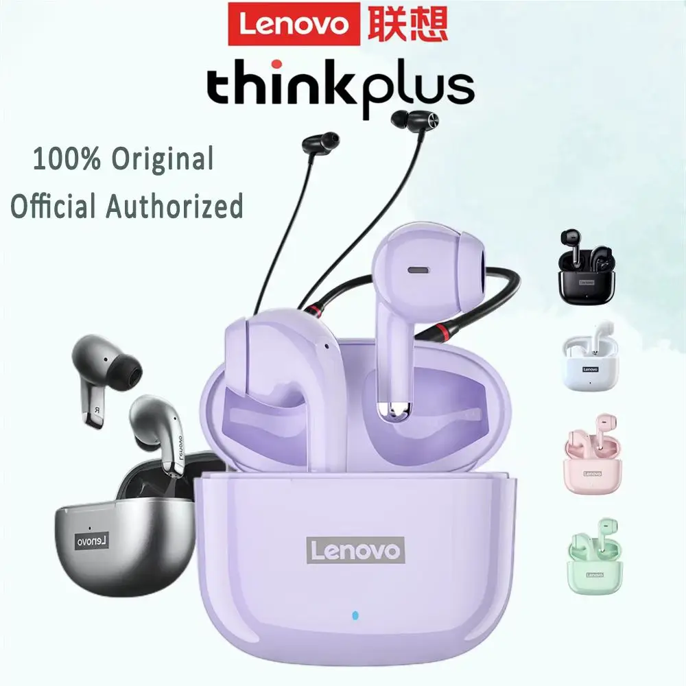 Lenovo-auriculares-inal-mbricos-LP40-pro-LP40-aud-fonos-TWS-con-Bluetooth-Control-t-ctil ...