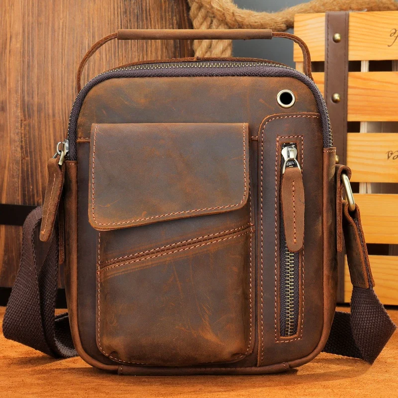 New-Casual-Men-s-Cow-Leather-Shoulder-Bag-Large-Capacity-Male-Crossbody ...