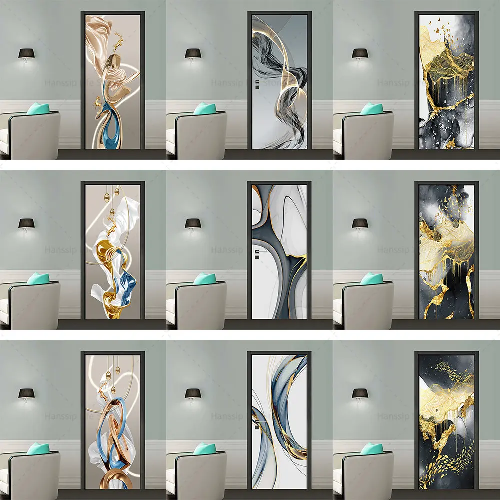 Rendering-Style-Door-Sticker-Vinyl-PVC-Waterproof-Self-Adhesive ...