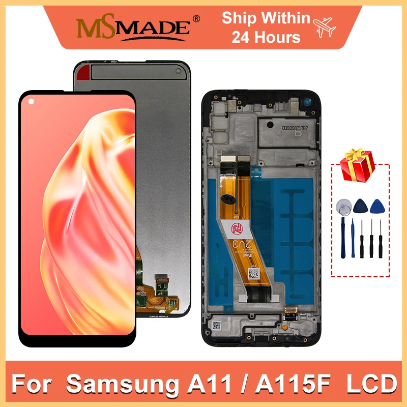 6.4 "삼성 갤럭시 A11 LCD SM A115F SM A115F/DS 디스플레이 터치 스크린 디지타이저 교체 부품 삼성 ...