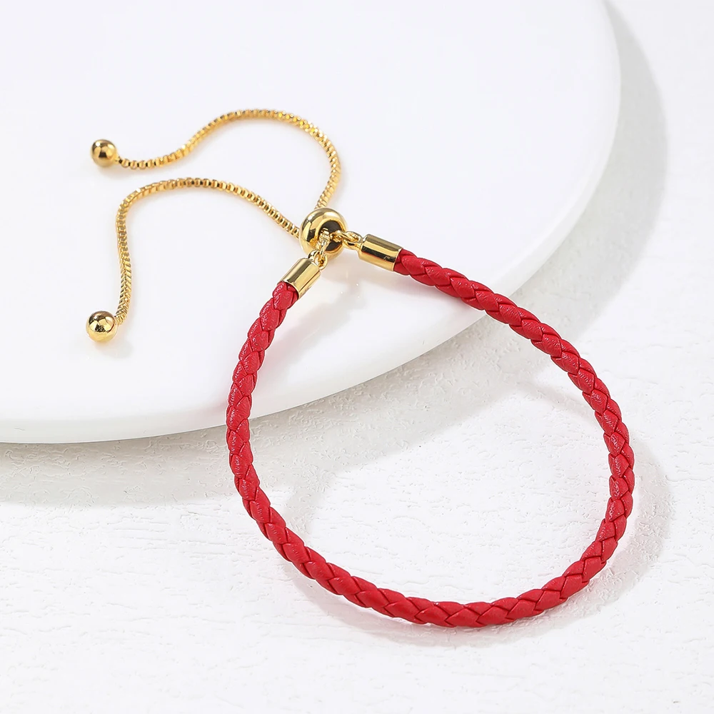 10cm Adjustable Red Rope Bracelets Red Thread Line String Jewelry ...