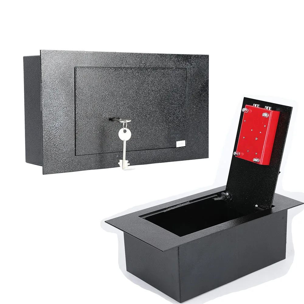 Stainless-Hidden-Security-Floor-Safe-with-Key-Lock-for-Home-Business ...