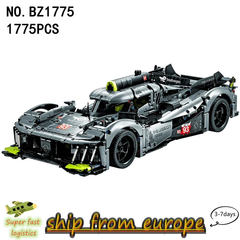 High-Tech-Racing-Car-Building-Blocks-para-crian-as-e-adultos-24H-Le ...