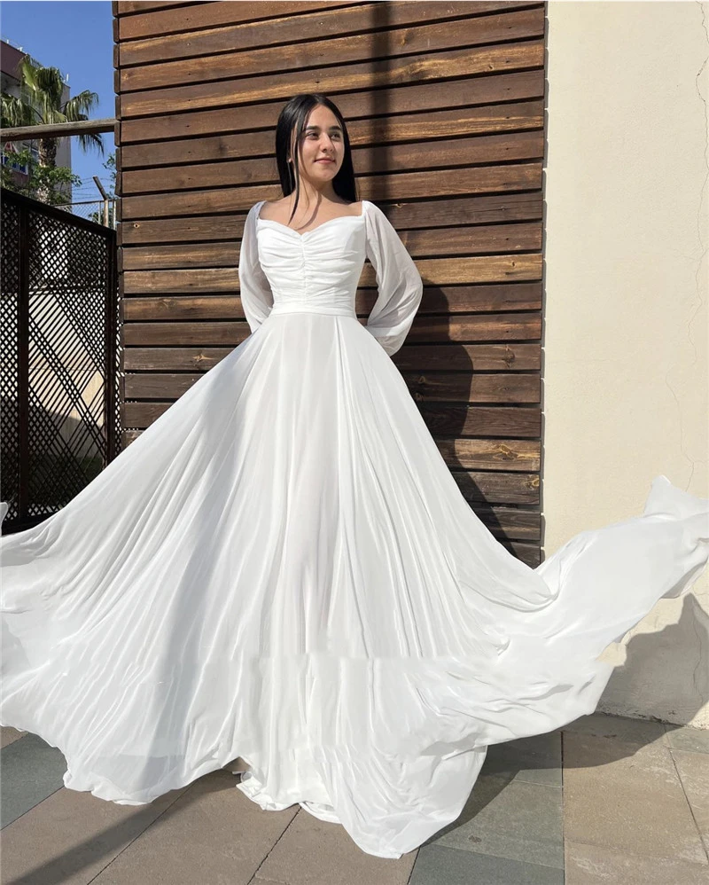 Simple Modest Wedding Dress