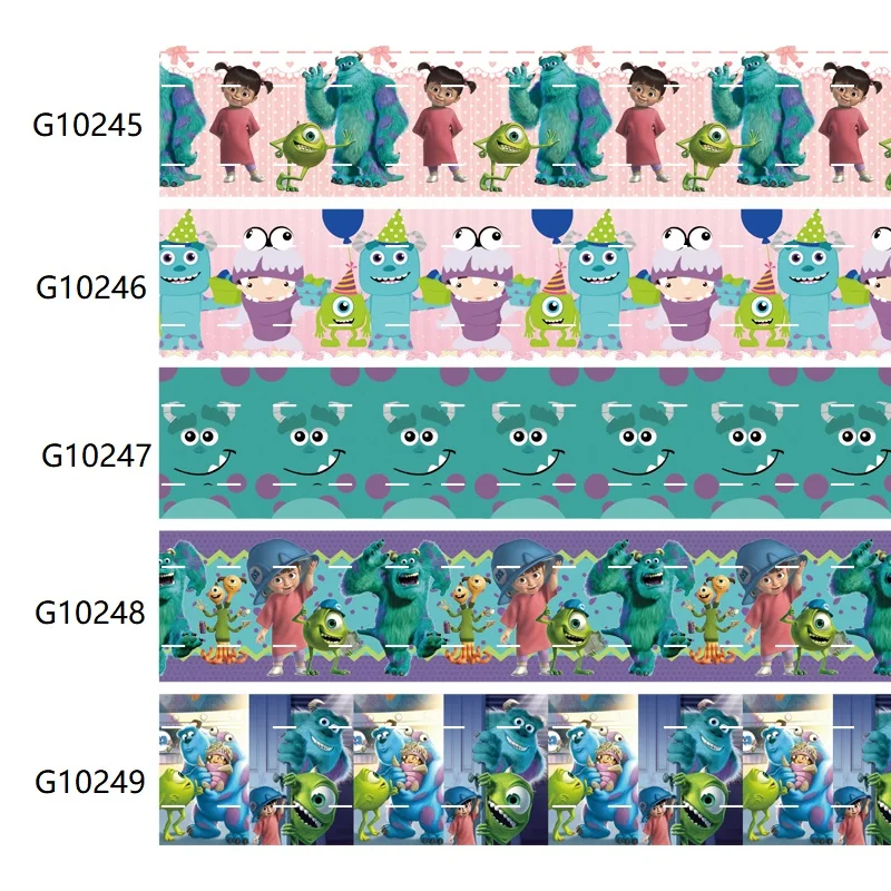 Disney Monsters Inc Grosgrain Ribbon | Monsters Inc Decoration | Craft ...