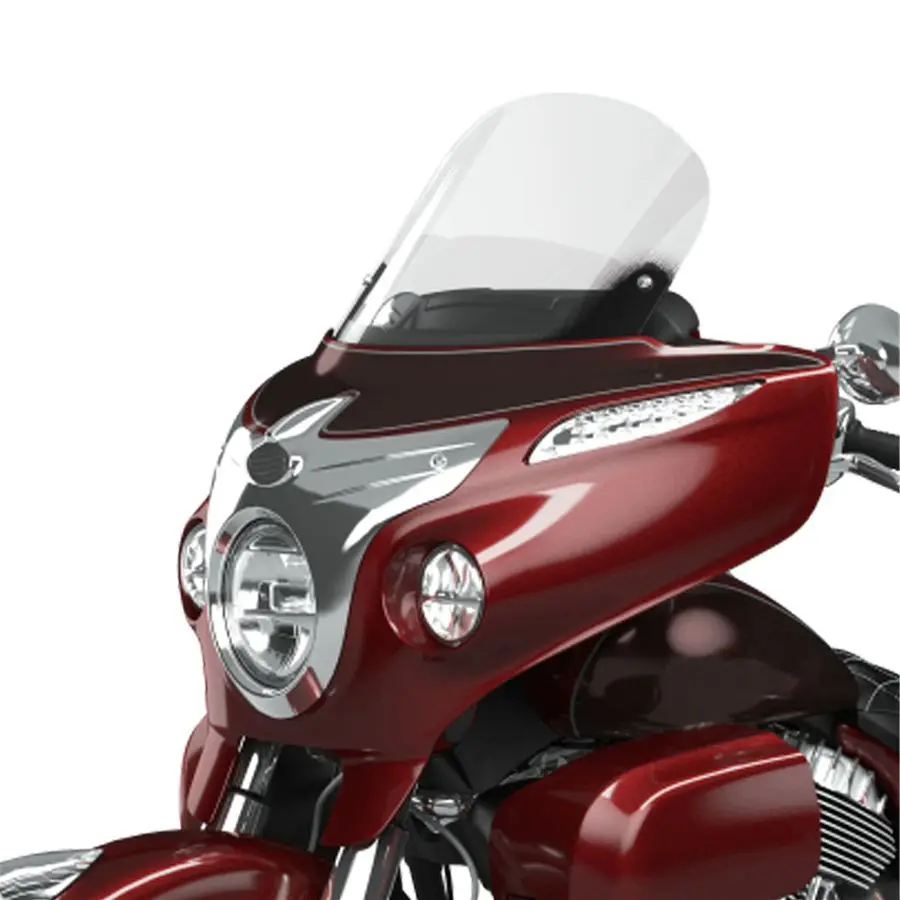Motorcycle Windshield Cafe Racer Deflector For Indian Roadmaster Dark ...