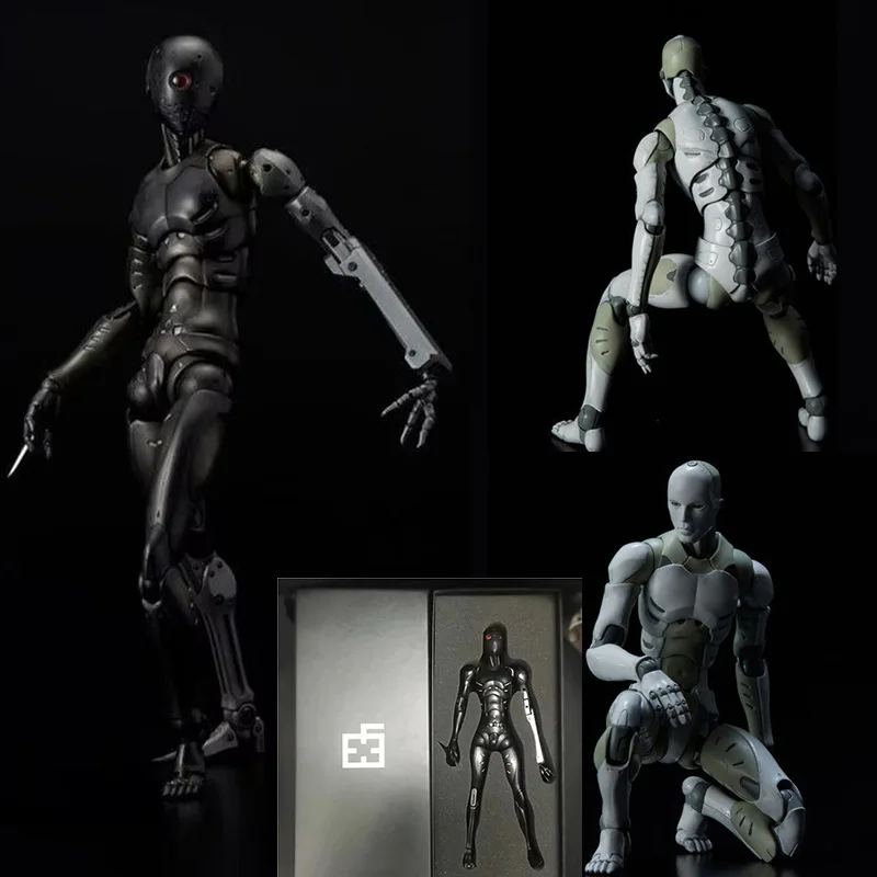 Heavy Industries Synthetic Human Figure 1/6 Scale Black Action Figure ...