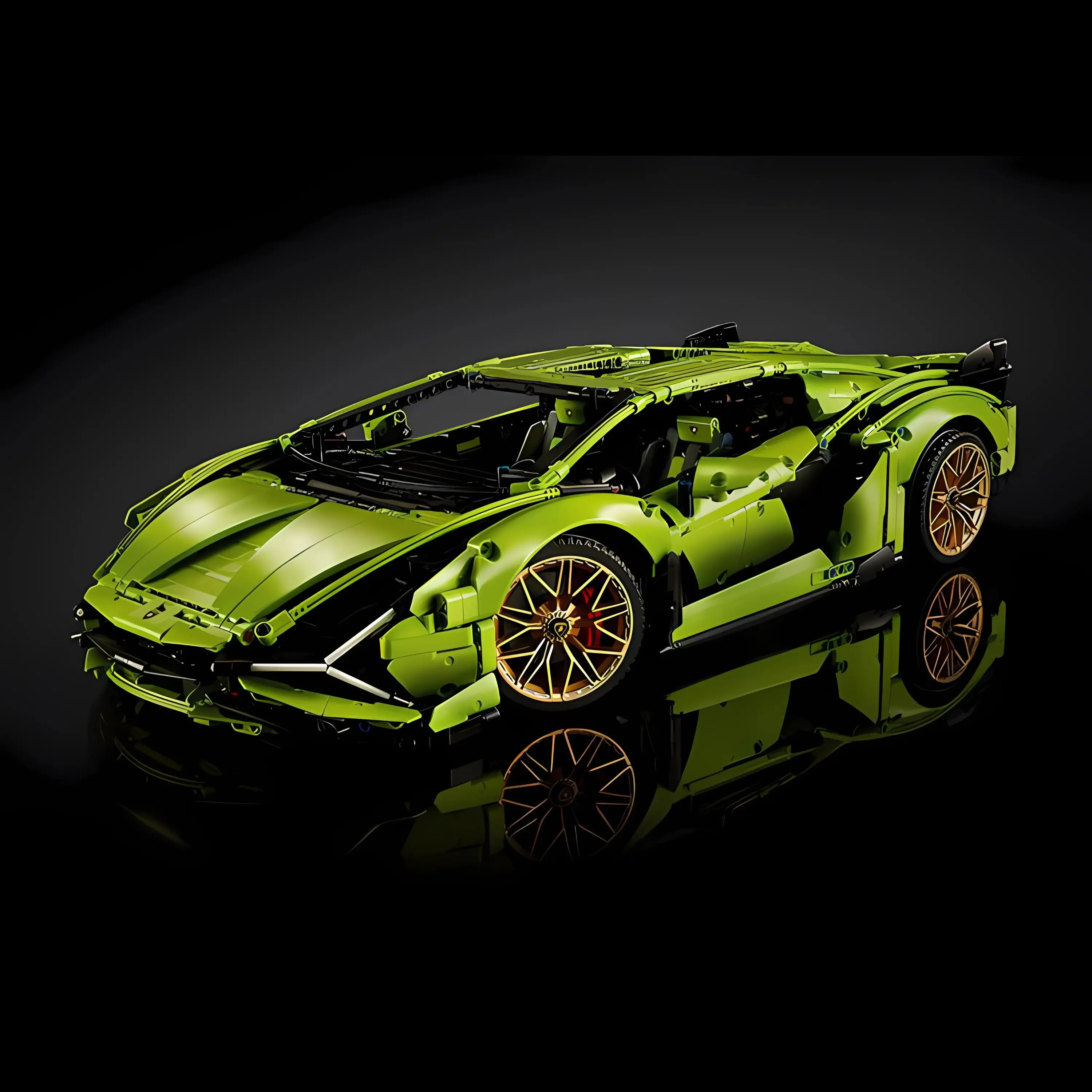 Construir-e-corrida-com-Green-Phantom-Building-Blocks-presente ...