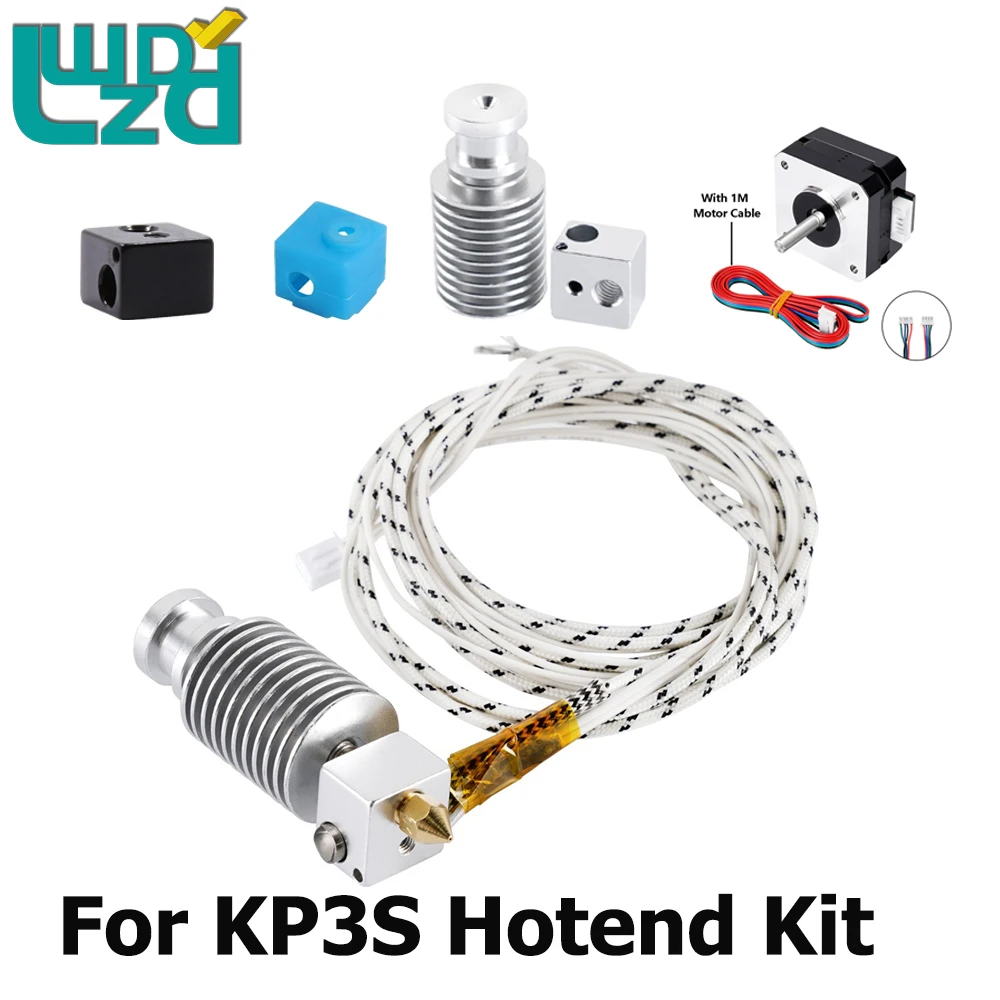 For-KP3S-KP5L-Extruder-Part-Print-head-Heatbreak-HeatedBlock-Silicon ...