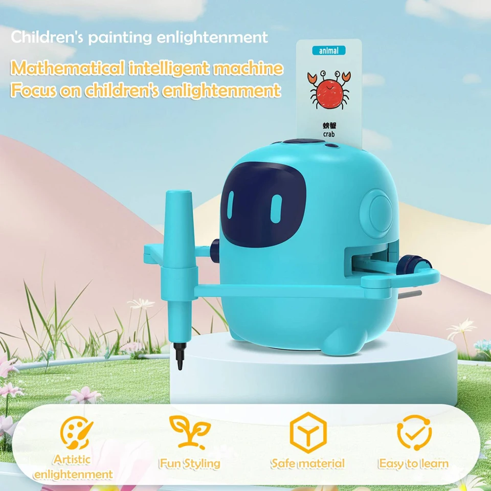 Learning Robot Toys Interactive Educational Drawing Robot For Kids ...