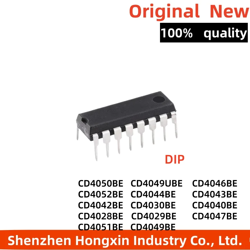 10PCS CD4047B CD4028BE CD4029 CD4030 DIP-16 CD4040 CD4042 CD4043B ...