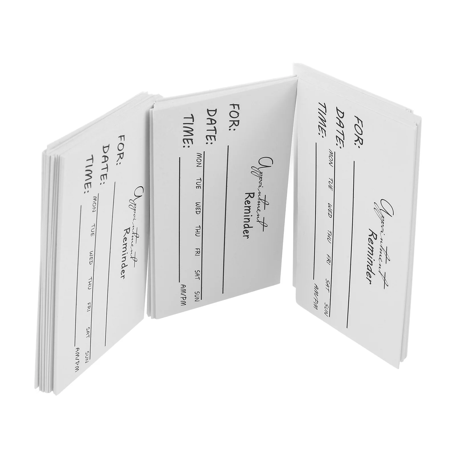 50 Pcs Writing Reminder Cards Appointment Reminder Cards Delicate Paper ...