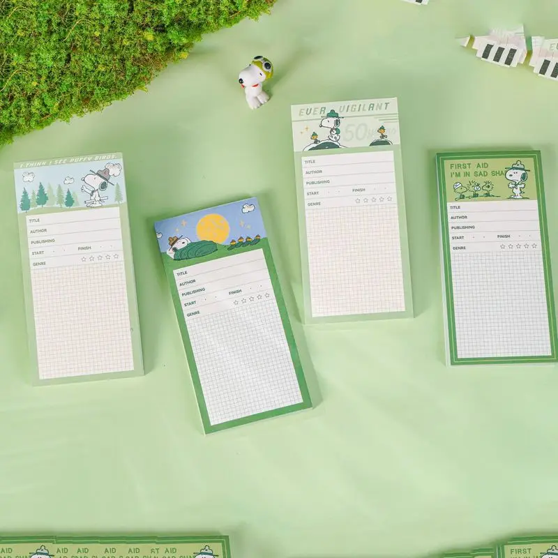 Cartoon-Snoopy-Strip-Shaped-Note-Non-Sticky-Note-Cute-Student ...