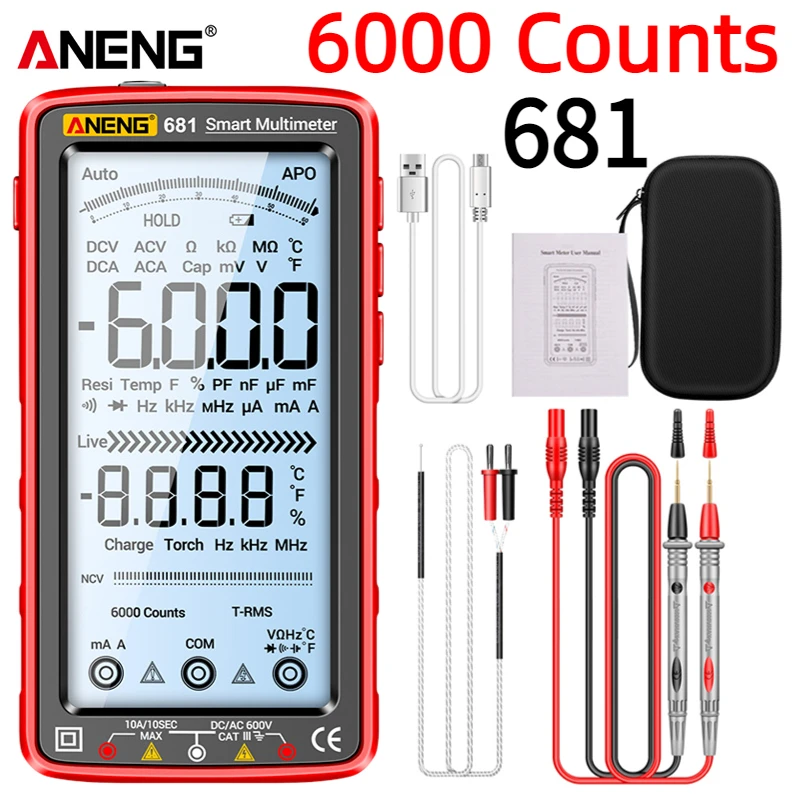 Aneng-681-smart-digital-multimeter-ber-hrungs-lose-spannungs-pr ...