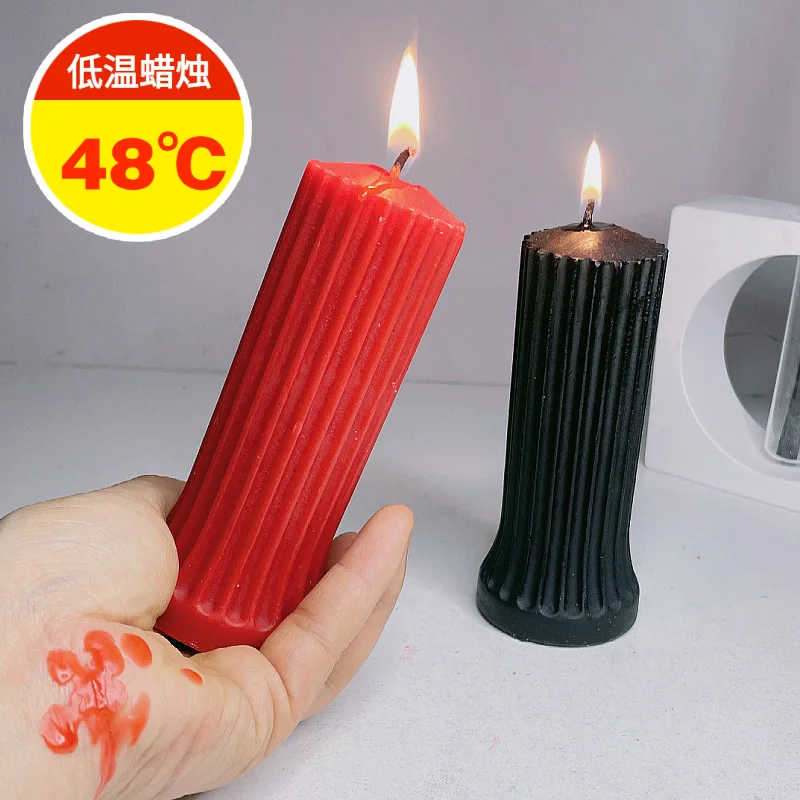 Low-Temperature-Candle-Drop-Wax-Anti-Burning-Candle-48-Drop-candles ...