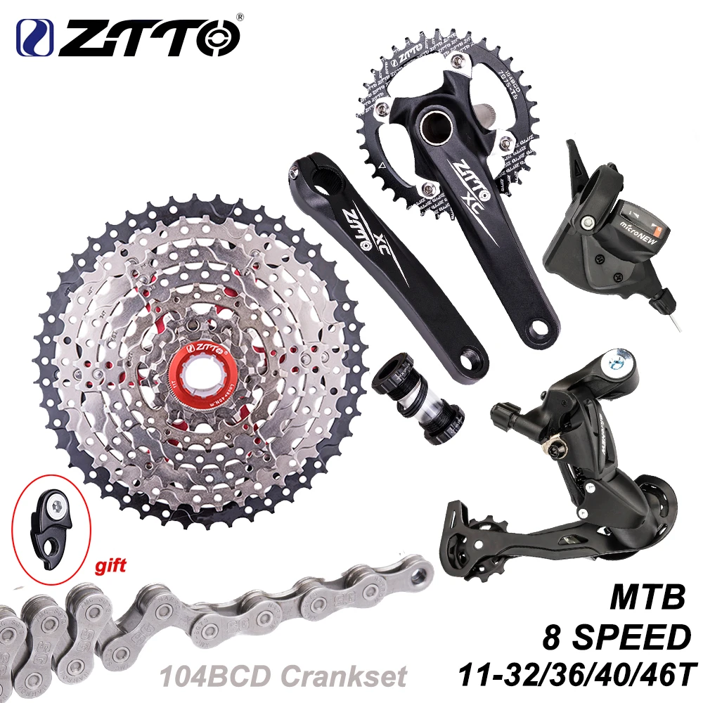 Mtb Bike 8 Speed Group Set | Derailleur 8 Speed Mtb | Bicycle 8 Speed ...