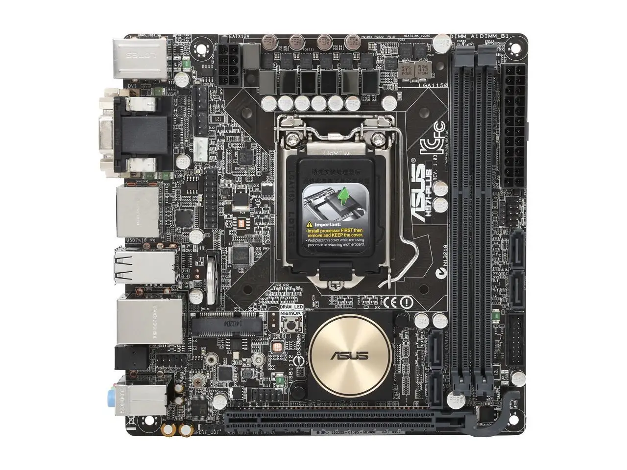 ASUS-H97I-PLUS-Intel-H97-Motherboard-DDR3-16GB-LGA-1150-Mini-ITX ...