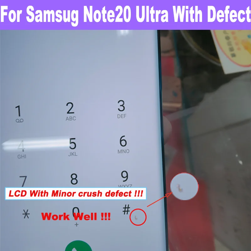 Pantalla LCD Original con defecto para Samsung Galaxy Note 20 Ultra ...