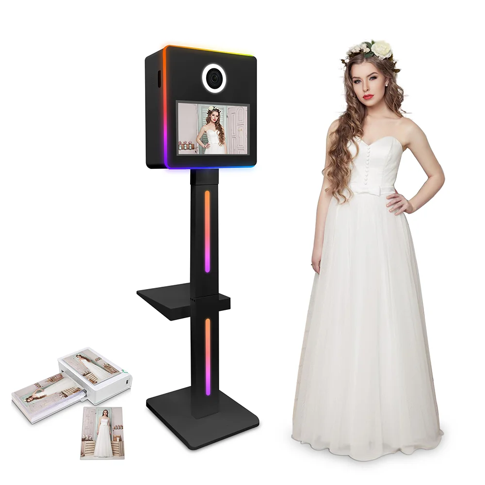 Portable-Magic-Mirror-Photo-Booth-Kiosk-Events-Wedding-With-15-6in-LCD ...