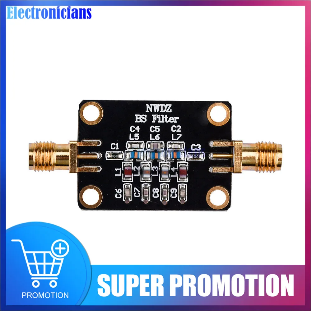 88-108MHz Band Stop Filter Module Passive Notch Filter Digital FM ...